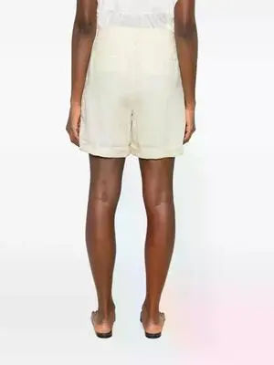 MAISON123 Tunguy Pleated Turn-up Shorts