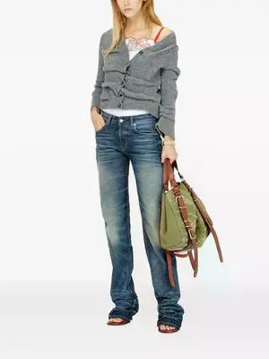DIESEL® Cropped Cardigan - Grey