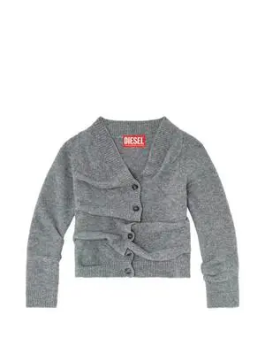DIESEL® Cropped Cardigan - Grey