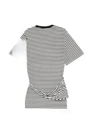 Cynthia Rowley Striped Knit Dress - White