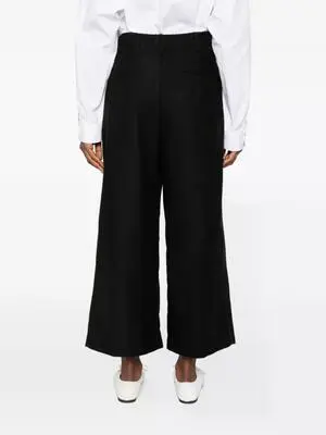 SUSANNE BOMMER Pleated Wide-leg Tailored Trousers