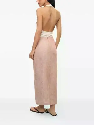 12 STOREEZ Buckle-fastening Wrap Maxi Skirt