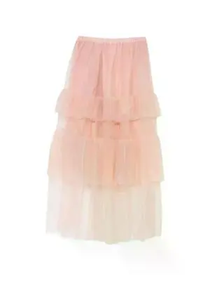Cynthia Rowley Odette Tulle Skirt - Pink