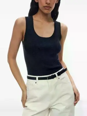 12 STOREEZ Ribbed-knit Wool Tank Top