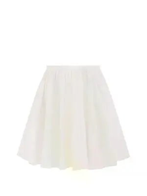 12 STOREEZ Orchard Gathered Mini Skirt - White