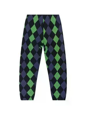 DENIM TEARS Intarsia Argyle Track Pants