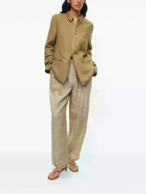 12 STOREEZ Gelato Pleated Tapered Trousers