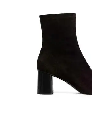 12 STOREEZ 64mm Suede Ankle Boots