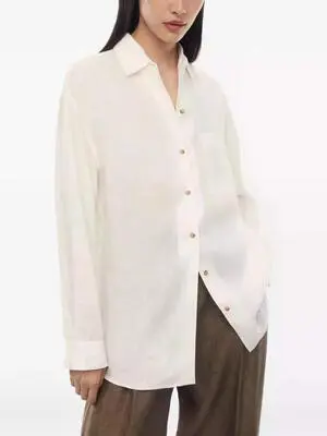12 STOREEZ Crema Linen Shirt