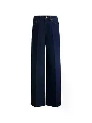 12 STOREEZ 415 Button-fastening Wide-leg Jeans