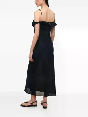 12 STOREEZ Toscana Draped-neck Dress