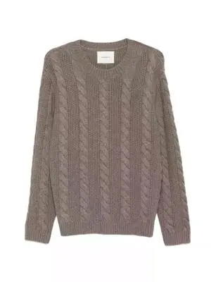 LISA YANG Espen Cable-knit Crew-neck Sweater