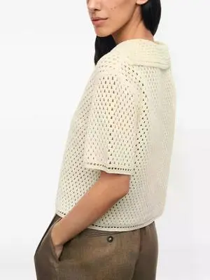 12 STOREEZ Meadow Crochet-knit T-shirt