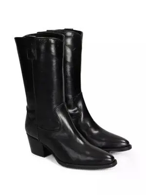 JULIE DEE Block-heel Texan Boots
