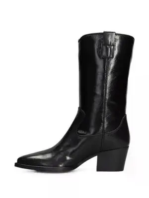 JULIE DEE Block-heel Texan Boots
