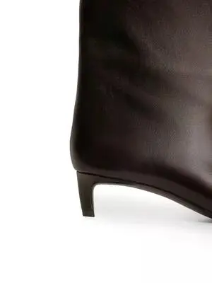 12 STOREEZ Pointed-toe Kitten-heel Ankle Boots