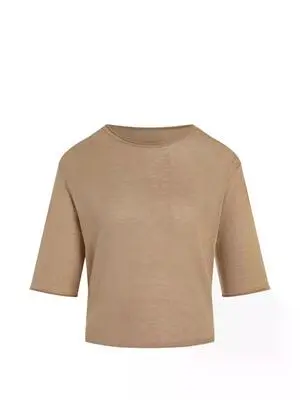 12 STOREEZ Mei Silk-cotton T-shirt
