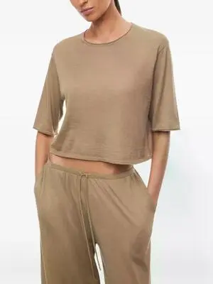 12 STOREEZ Mei Silk-cotton T-shirt