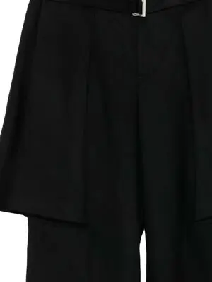 Sacai Layered Belted Trousers