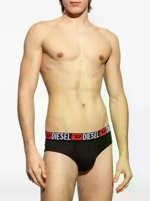 DIESEL® Three-pack Of Solid-colour Briefs