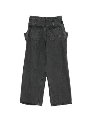 HED MAYNER Panelled Wide-leg Jeans