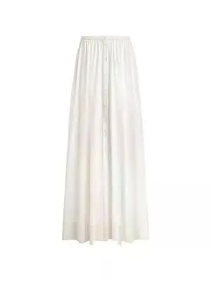 12 STOREEZ Isadora Maxi Skirt - White