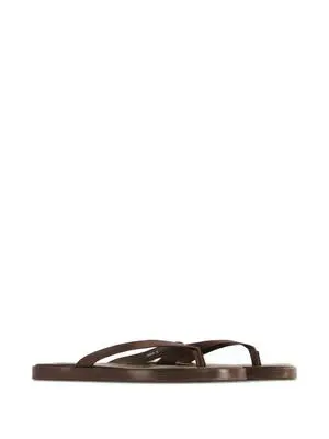 12 STOREEZ Korfos Leather Thong Sandals