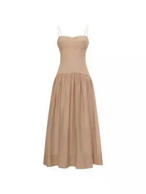 12 STOREEZ Provence Spaghetti-strap Dress - Neutrals