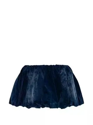 DIESEL® Velvet Effect Bubble Mini Skirt
