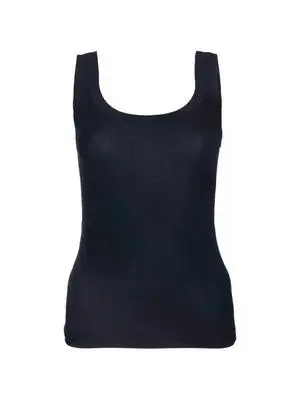 Elisabetta Franchi Ribbed-knit Logo-plaque Tank Top