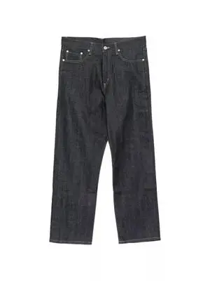 NEIGHBORHOOD Embroidered-logo Straight-leg Jeans