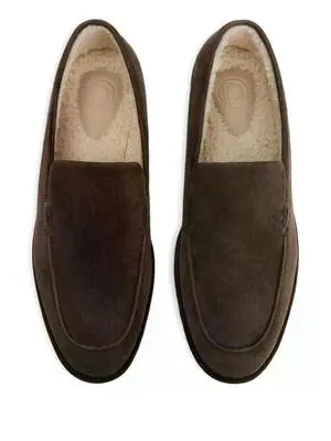 12 STOREEZ Shearling Leather Loafers