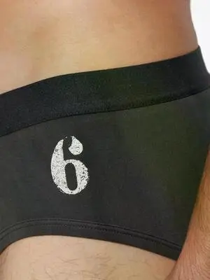 MAISON MARGIELA Logo-print Briefs