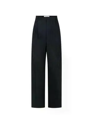 Victoria Beckham Ethel Wide-leg Trousers - Green
