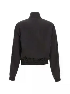 Off-White Diagonals Lace Satin Track Jacket