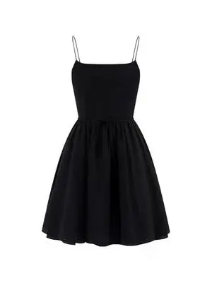 12 STOREEZ Orchard Bow-detail Flared Mini Dress