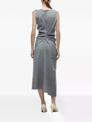 Victoria Beckham Draped Tailored Midi Dress