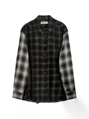 Our Legacy Check-print Shirt - Grey