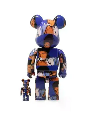 BE@RBRICK X Andy Warhol X Muhammad Ali Set - Blue