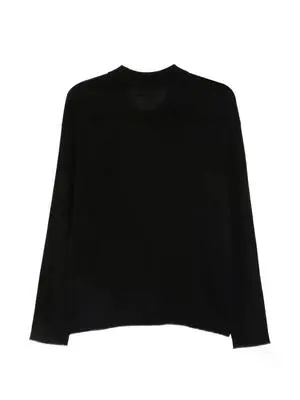 LISA YANG Contrast-stitch Polo Sweater