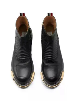 Thom Browne Panelled Leather Boots