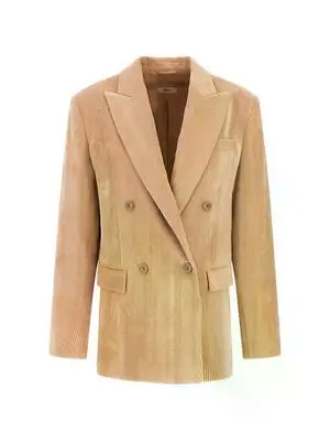 Herno Double-breasted Corduroy Blazer