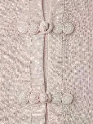 Shanghai Tang Silk Frog Fastening Cardigan