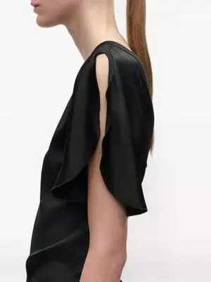 Victoria Beckham Bela Slit-sleeve Top