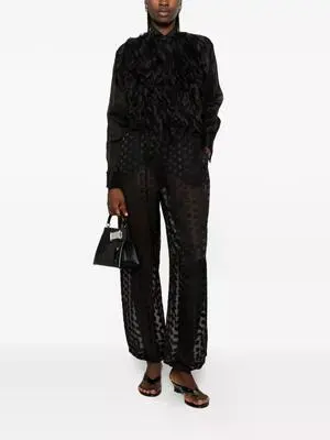 Viktor & Rolf Feather-effect Long-sleeve Shirt