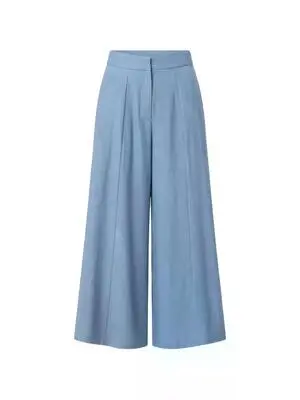 MEIMEIJ Dart-detail Wide-leg Trousers - Blue