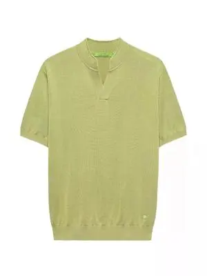 Shanghai Tang Mandarin Silk Short-sleeve T-shirt