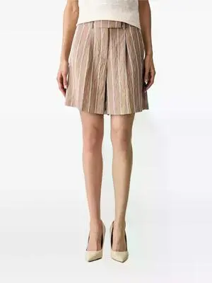 MORGAN High-waisted Striped Shorts