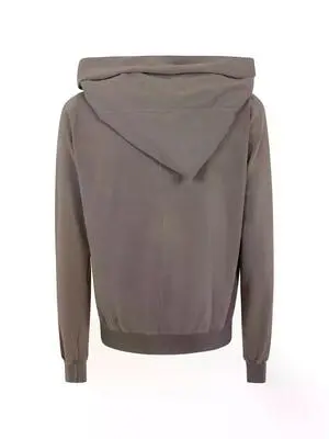 Rick Owens Mountain Asymmetric-zip Hoodie - Grey