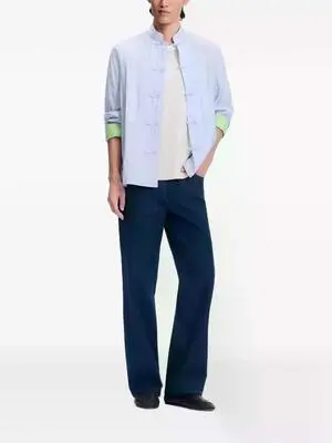 Shanghai Tang Fortune Tang Frog-fastening Shirt Jacket